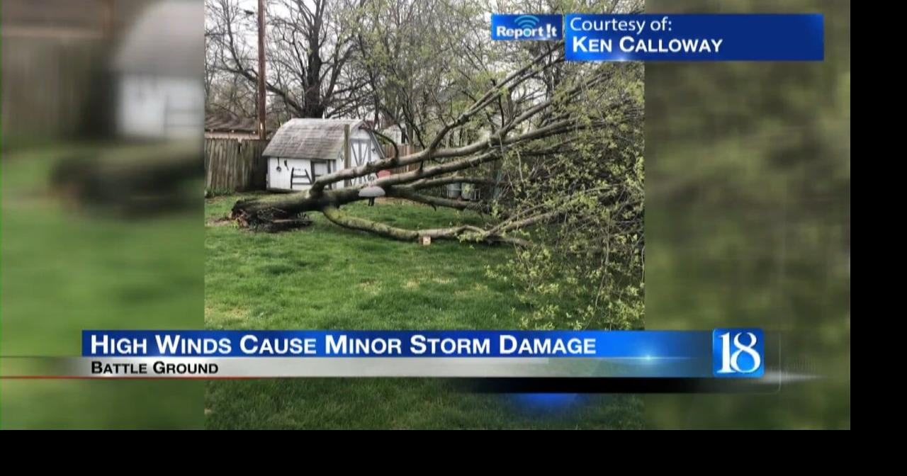 High Winds Cause Minor Storm Damage | Video | wlfi.com
