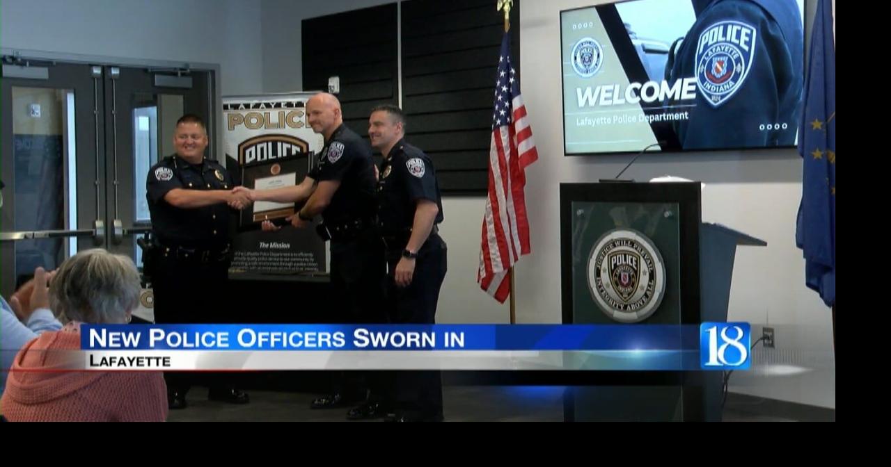 New Police Officers Sworn in | Video | wlfi.com