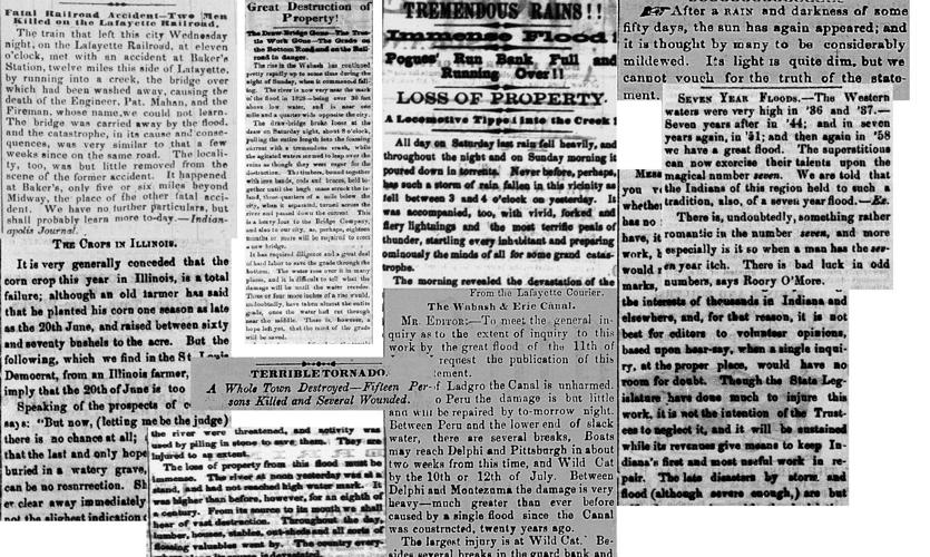 Local Weather History: Active April-May-June 1858 with Severe Storms ...