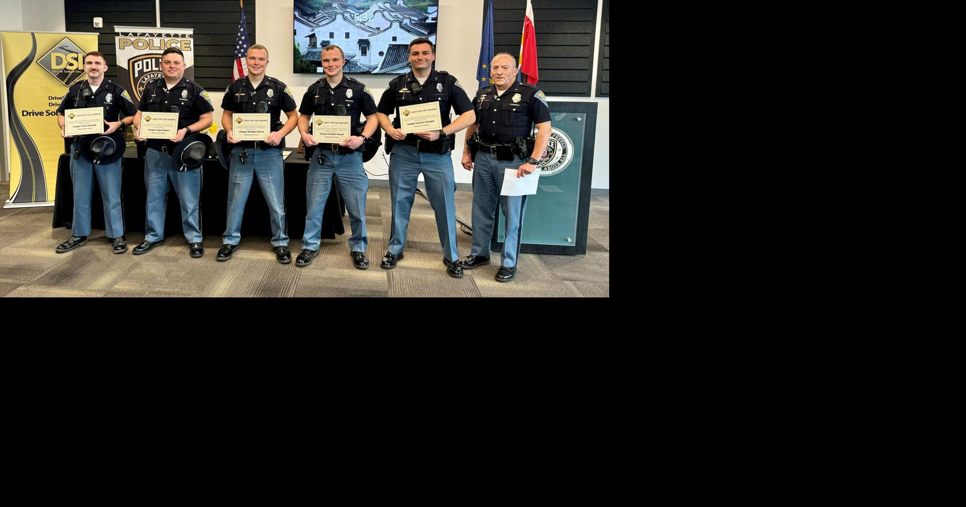 Indiana State Police troopers honored at 2024 Top Cop Awards | Local ...