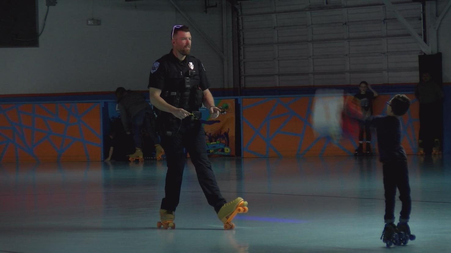 LPD hosts first-ever "Skate with a Cop" event | Local | wlfi.com
