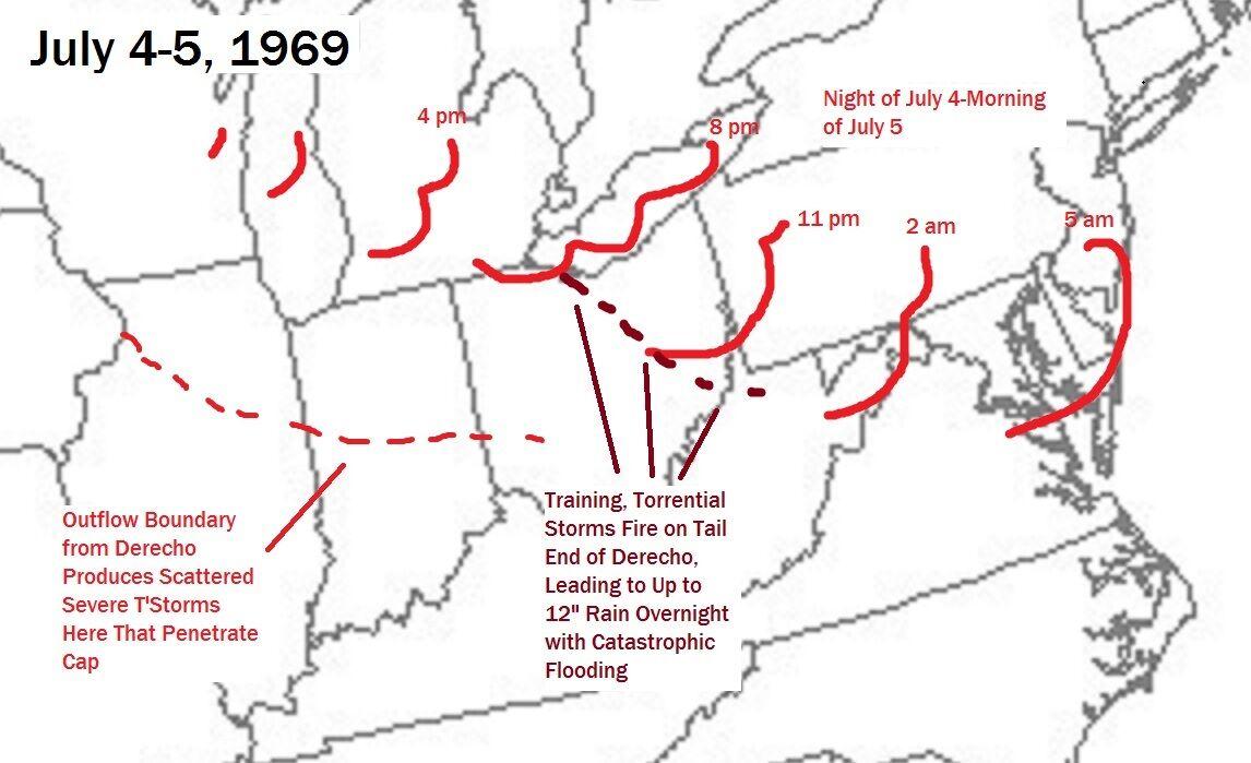 Local Weather History: The Great July 4, 1969 Progressive Derecho North ...
