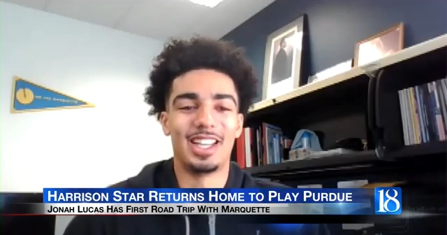 VIDEO: Harrison basketball star returns home to play Purdue | News ...