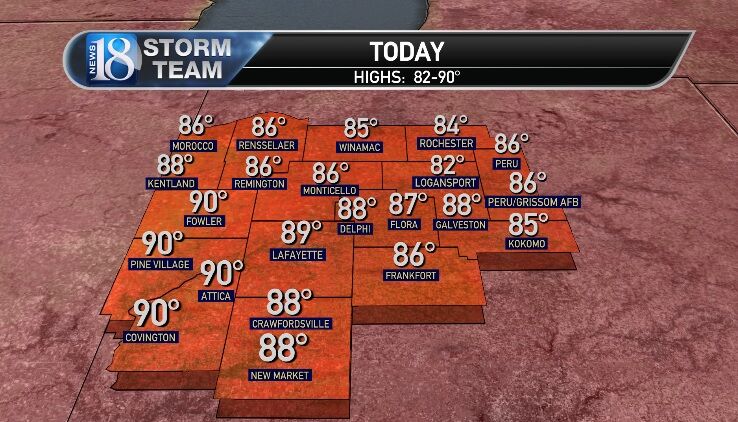 September 11, 11 PM Weather Forecast Update-Above Normal Temps Overall ...
