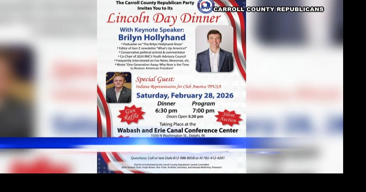 GOP Lincoln Dinner taking place Saturday in Delphi | Video | wlfi.com