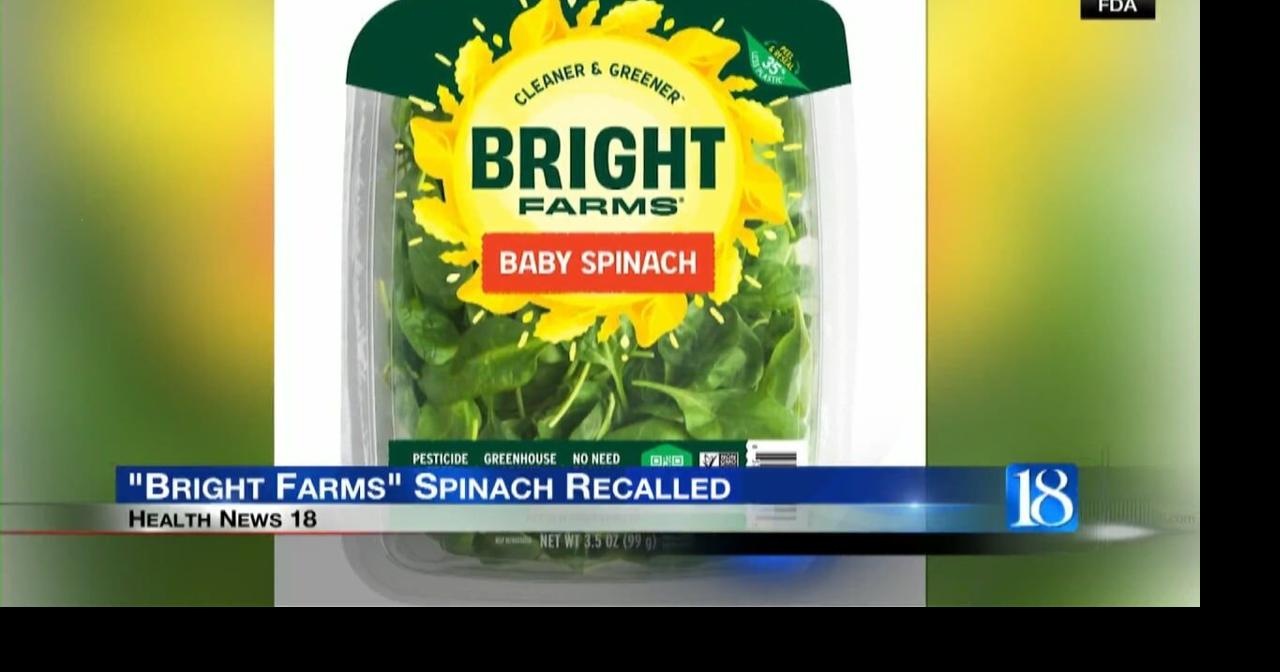Health News 18: Food supplier Bright Farms is recalling some of its pre ...