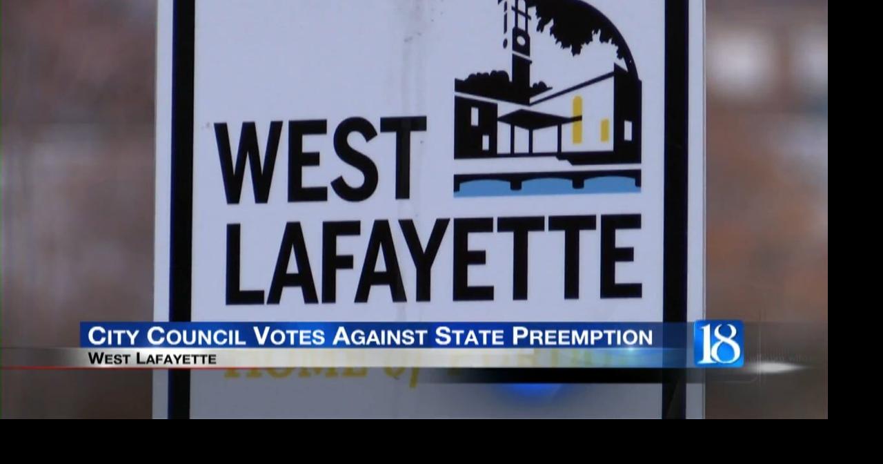 West Lafayette State Preemption Resolution | Video | wlfi.com