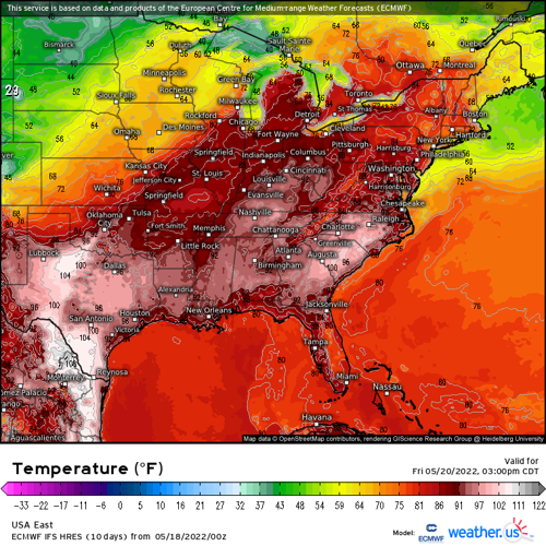 May 18, 2 PM Weather Forecast Update-Your New Now through Summer ...