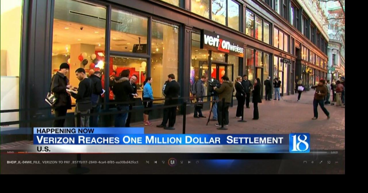 Happening Now: Verizon Reaches One Million Dollar Settlement | Video | wlfi.com