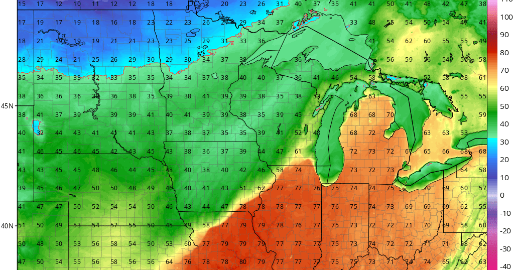 March 4, 9 AM Weather Forecast Update-Near/Record Warmth with Showers ...