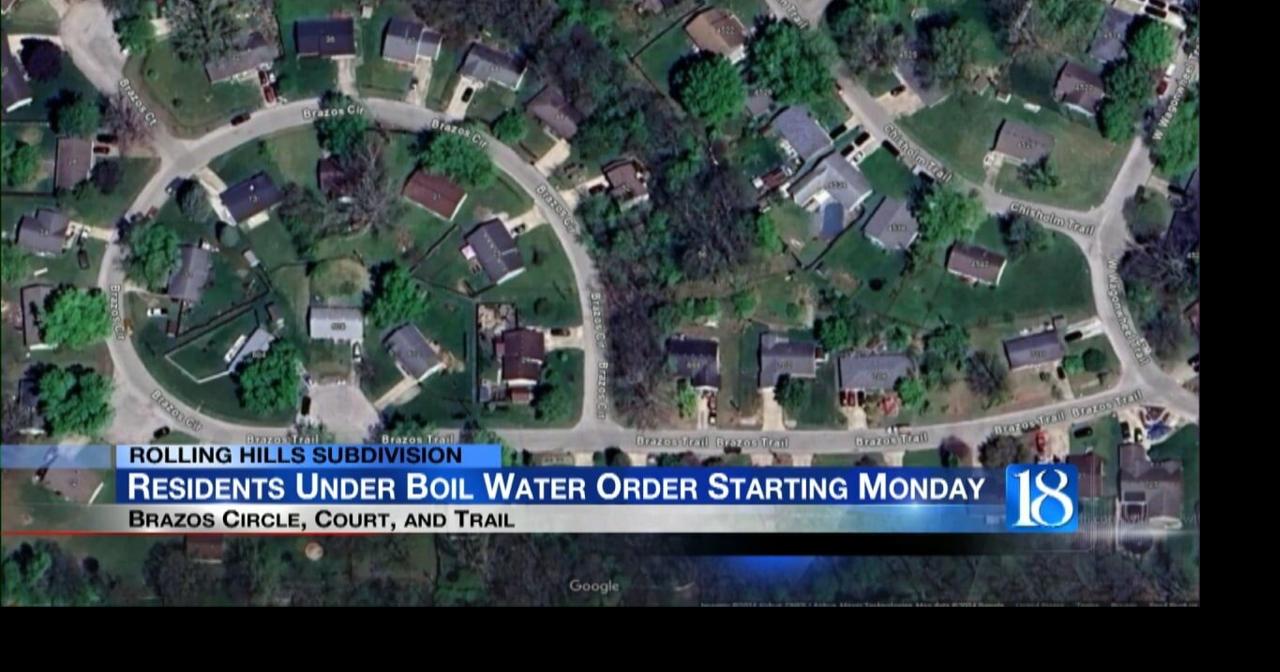 Areas in the Rolling Hills Subdivision in Lafayette will be under a ...