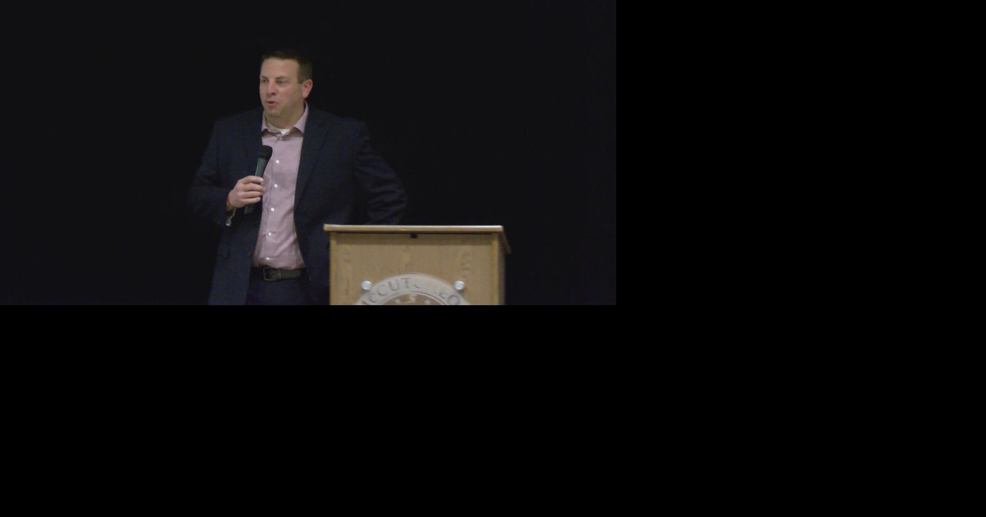 Josh Strasser officially addresses the community as the new head coach ...