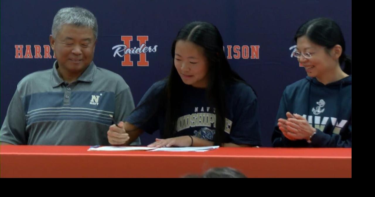 Harrison tennis star excited for her future at the United States Naval ...