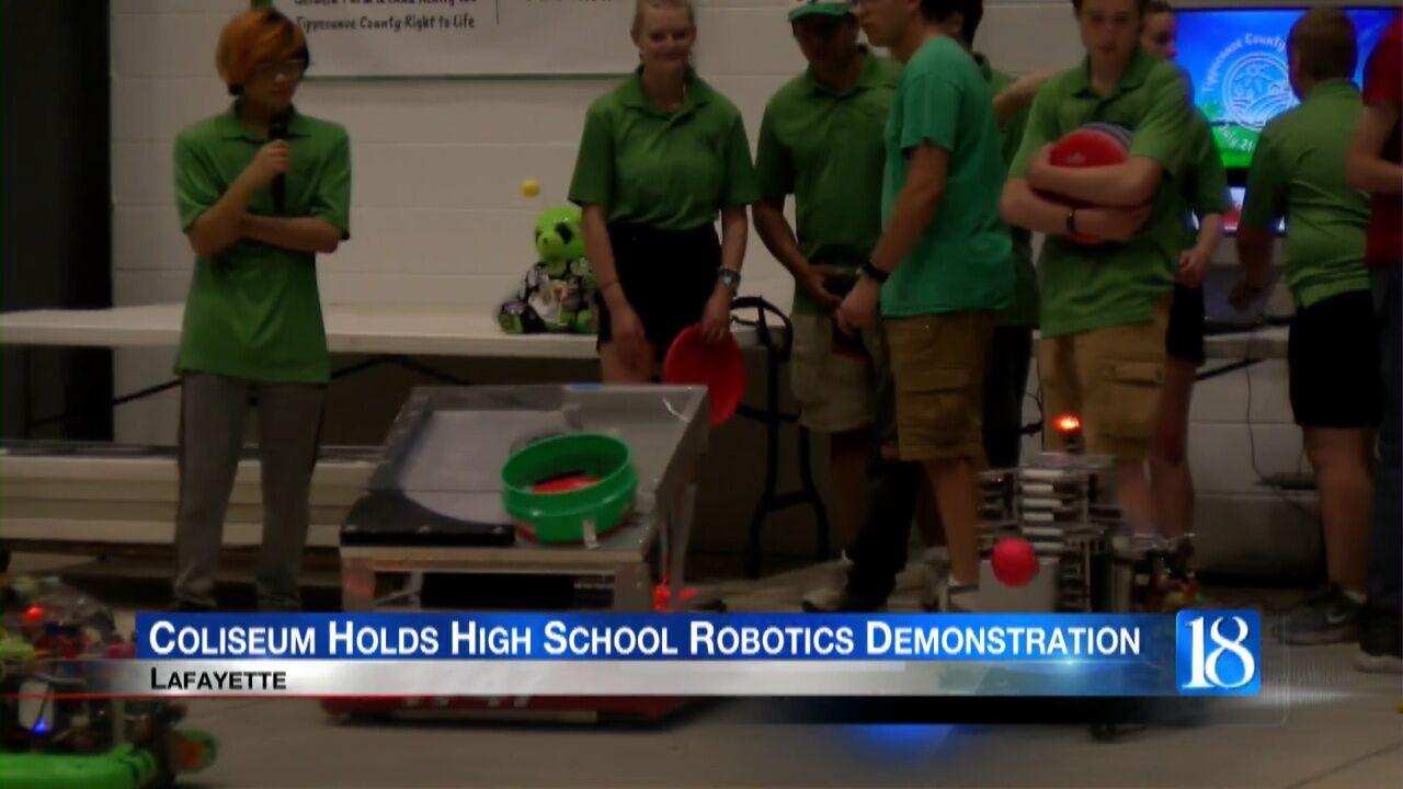 Harrison and McCutcheon High School Robotics teams hold demonstration ...