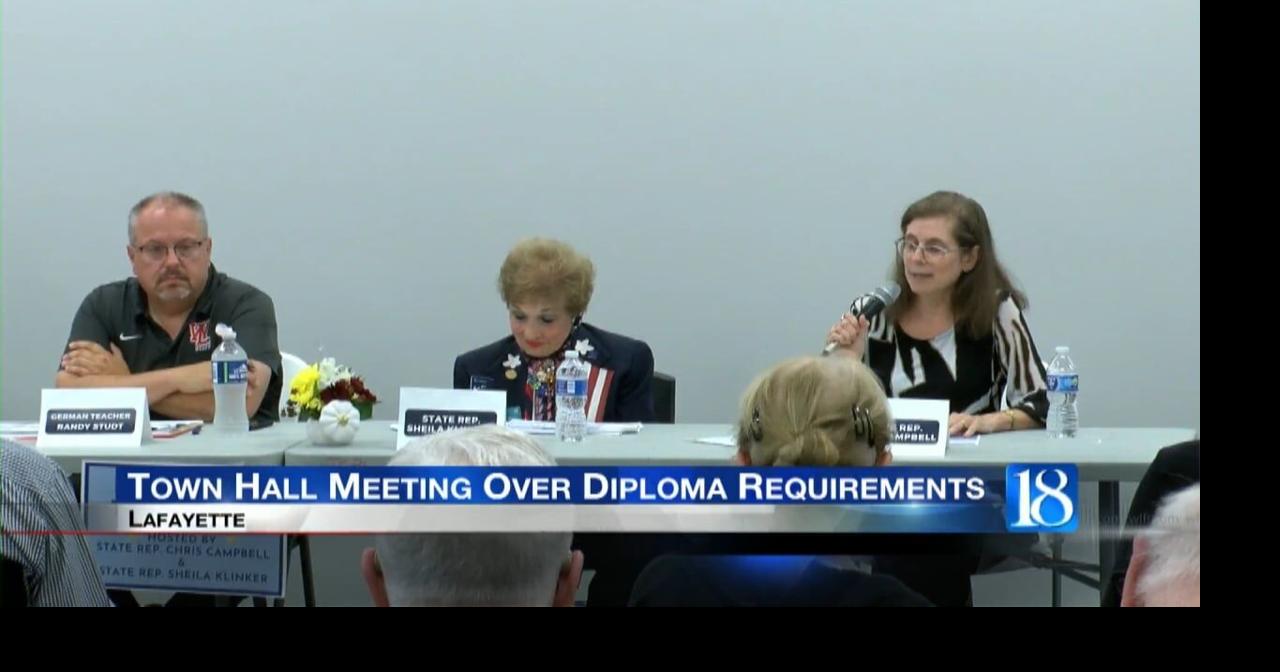 Town hall meeting discusses Indiana diploma requirements | Local | wlfi.com