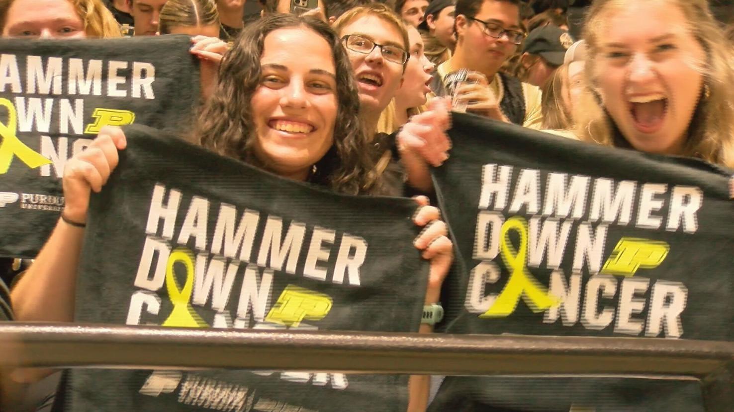 Purdue Basketball raises money in 'Hammer Down Cancer' game | Local ...
