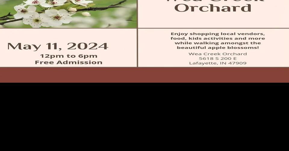 Wea Creek Orchard prepares for upcoming Apple Blossom Market | Local ...