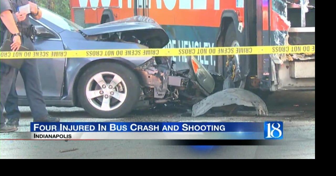 Four Injured In Bus Crash And Shooting Video Wlfi