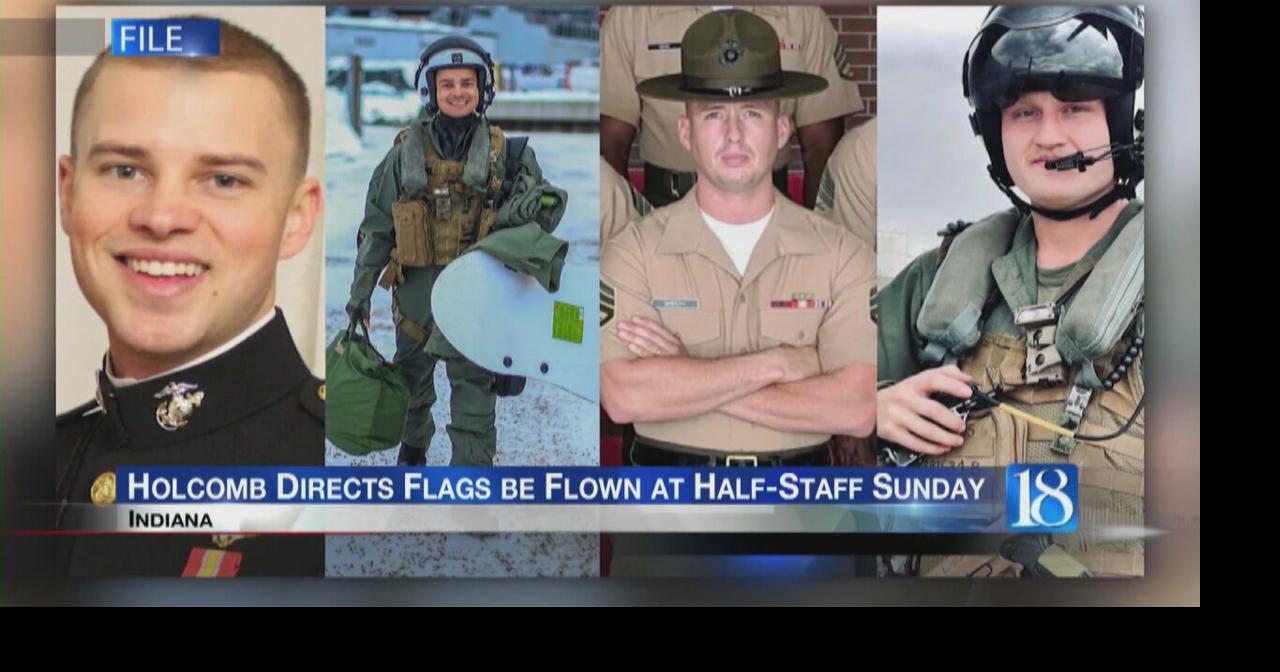 Gov. Holcomb directs flags to be flown at half-staff on Sunday | News ...