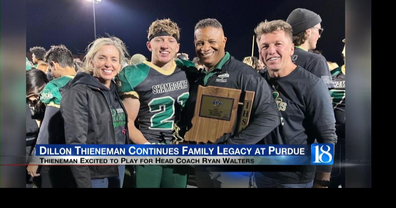 Dillon Thieneman continues family legacy at Purdue, excited to play for ...