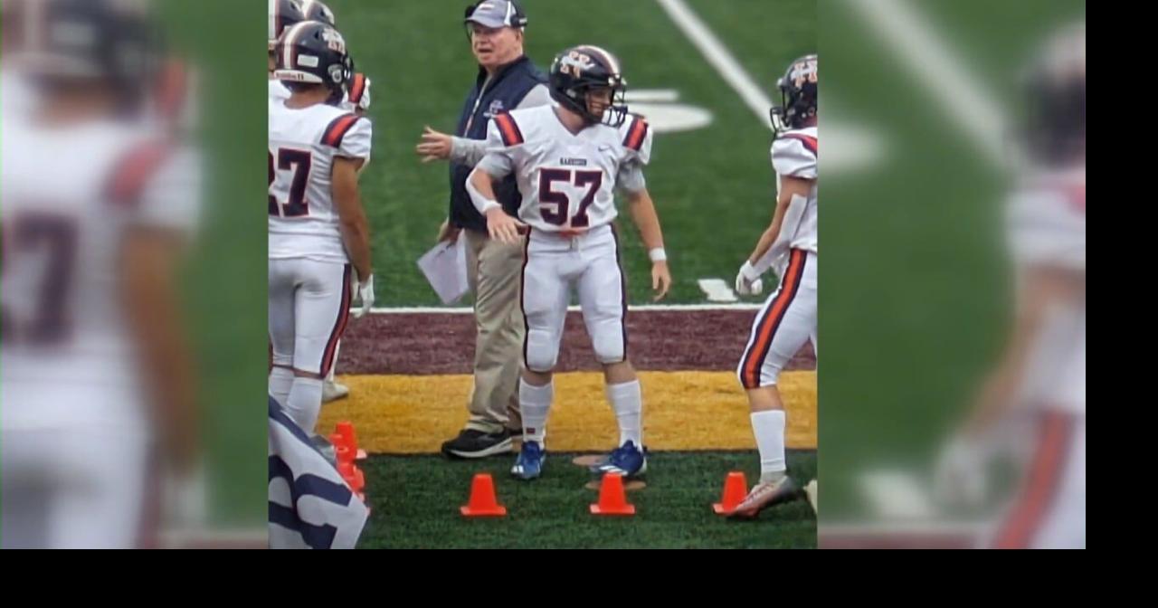 A sophomore linebacker on the Harrison football team was born 100 ...