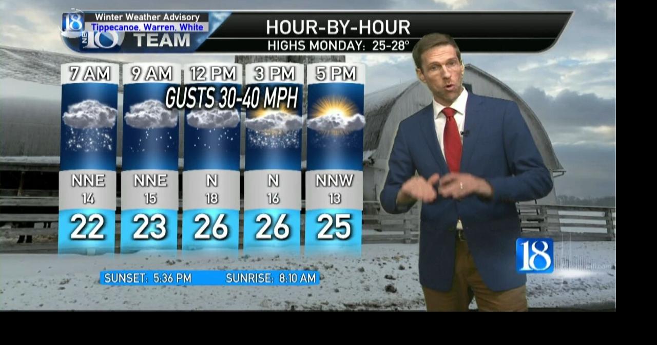 January 4, 11 PM Main Weather Segment | Video | wlfi.com
