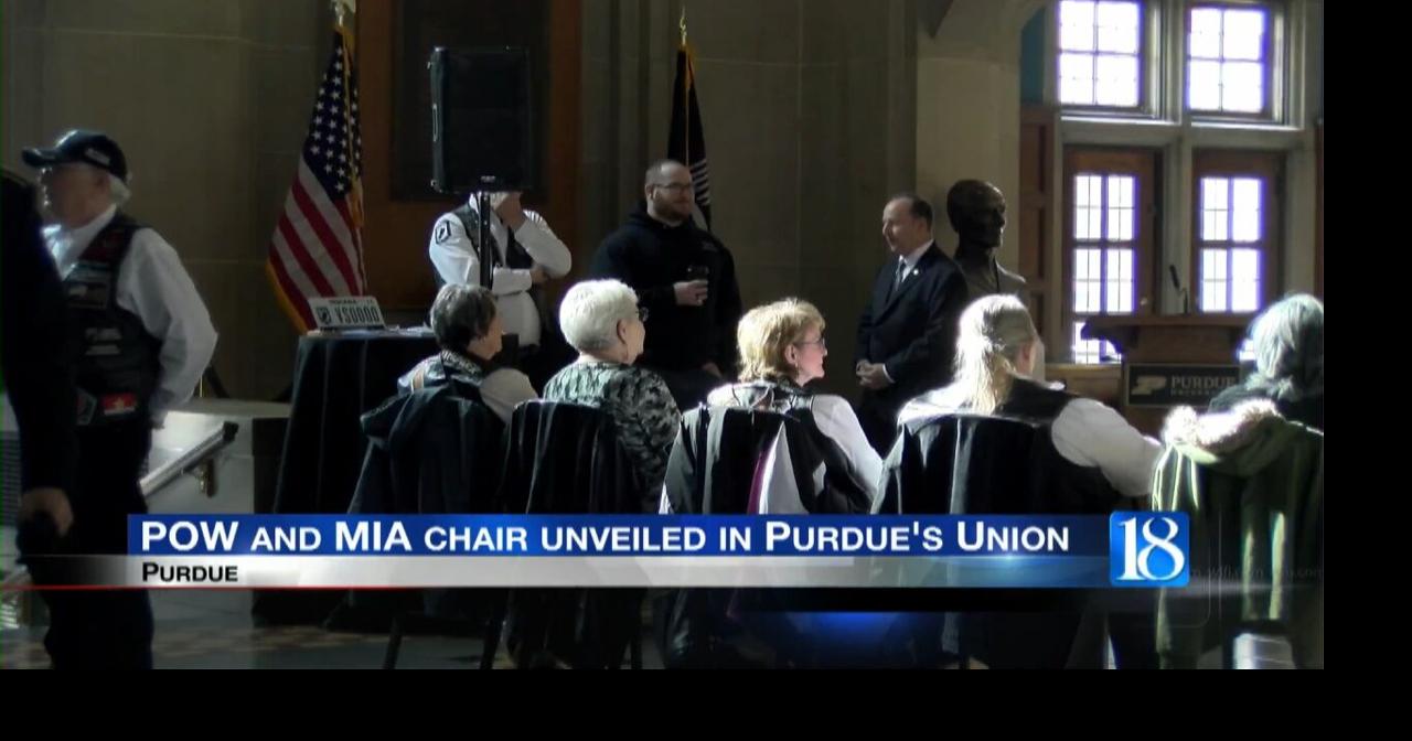 POW and MIA chair unveiled at Purdue's Memorial Union’s Great Hall ...