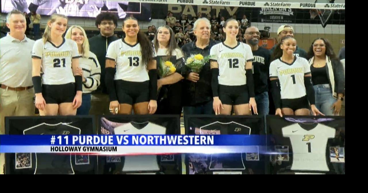 #11 Purdue Volleyball vs Northwestern | Video | wlfi.com