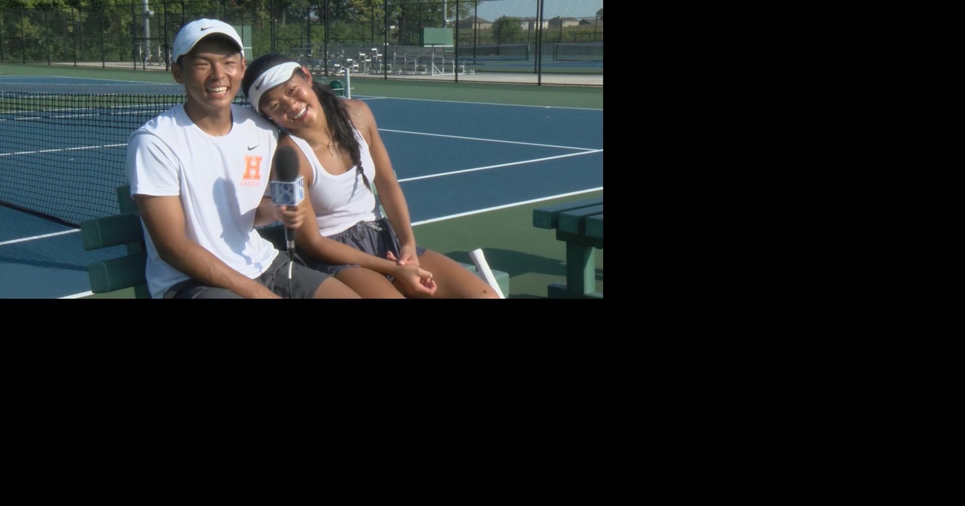Top ranked Harrison tennis siblings work together for success | News ...