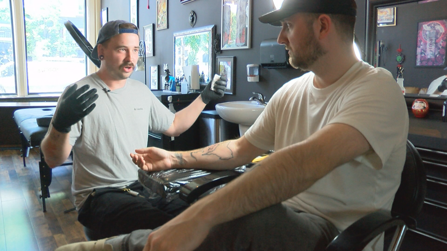 Operation Ink flash tattoo event raising supplies for Almost Home ...