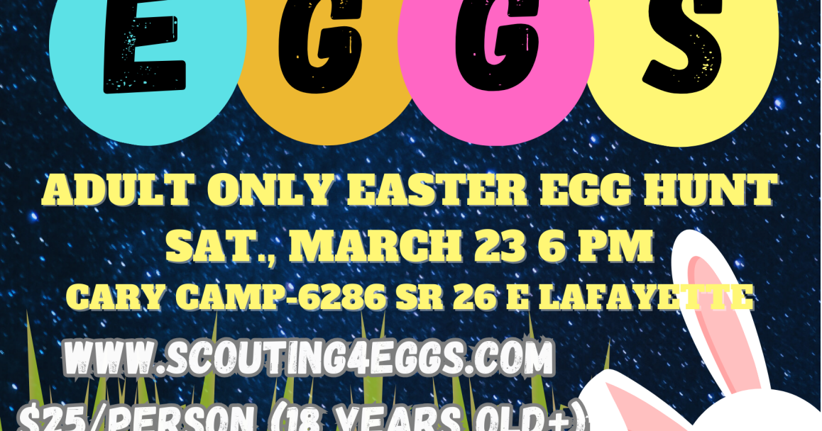 Boy Scouts of America hosting "Scouting 4 Eggs" Adult Easter egg hunt ...