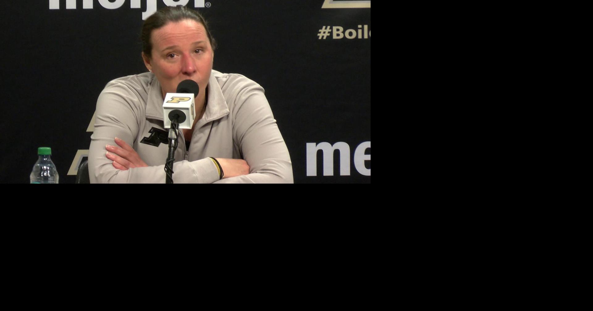 Hear from Head Coach Katie Gearlds after Purdue Women's Basketball's ...