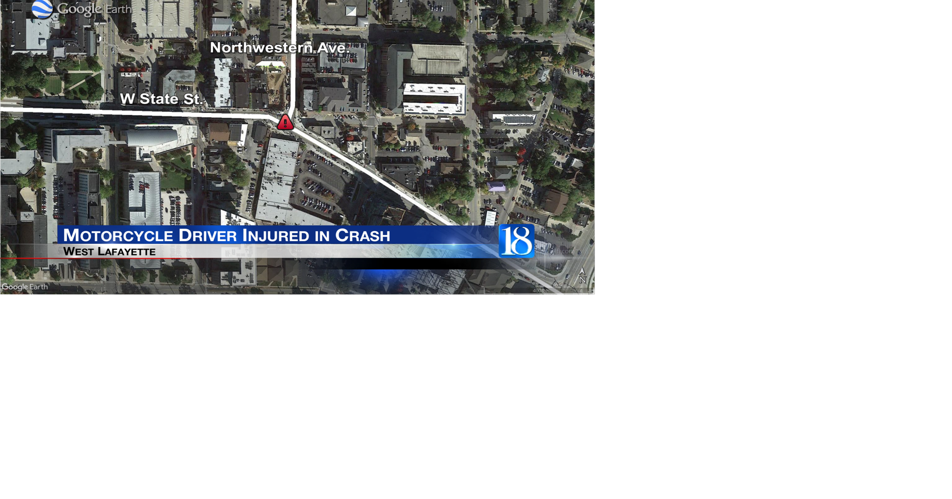 Motorcycle Driver Injured In Crash News Wlfi