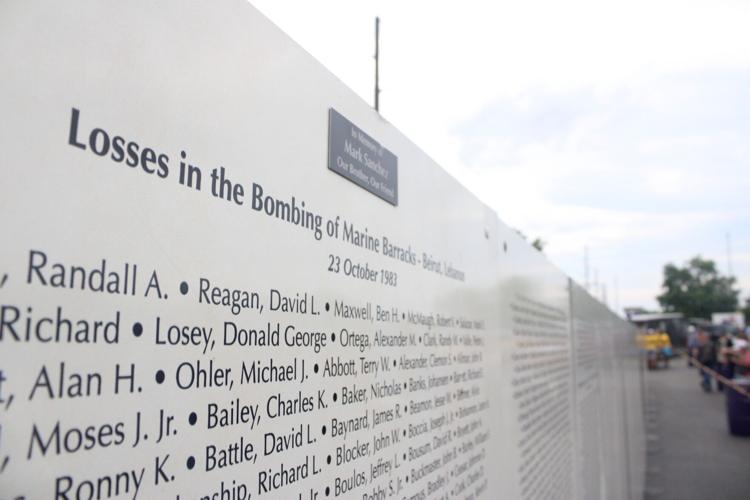 Memorial wall for War on Terror veterans on display in Marion this ...