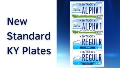 New 'Team Kentucky' standard license plate option coming soon | News ...