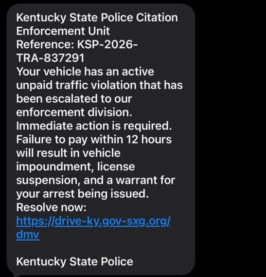 KSP warns of text message scam impersonating the agency | News | WPSD ...