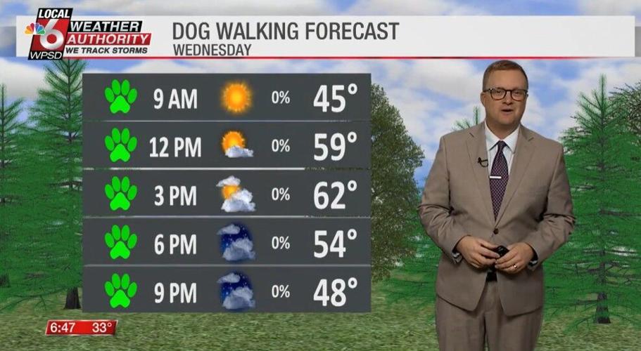 Dog walking forecast 1.7.26 | News | WPSD Local 6