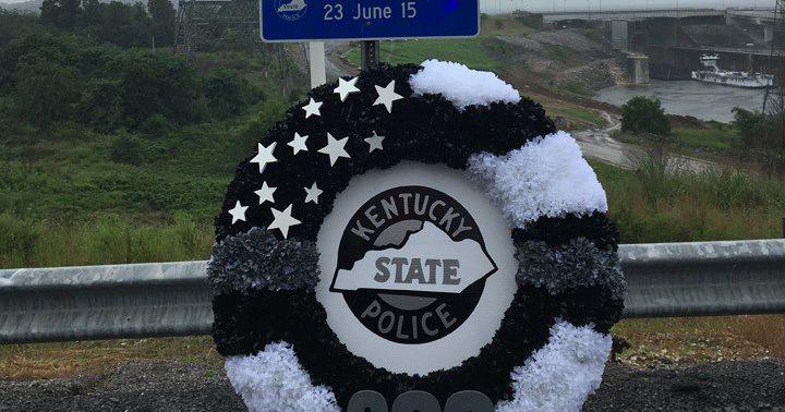 2 years after deadly crash, KSP Post 1 honors fallen trooper Eric ...