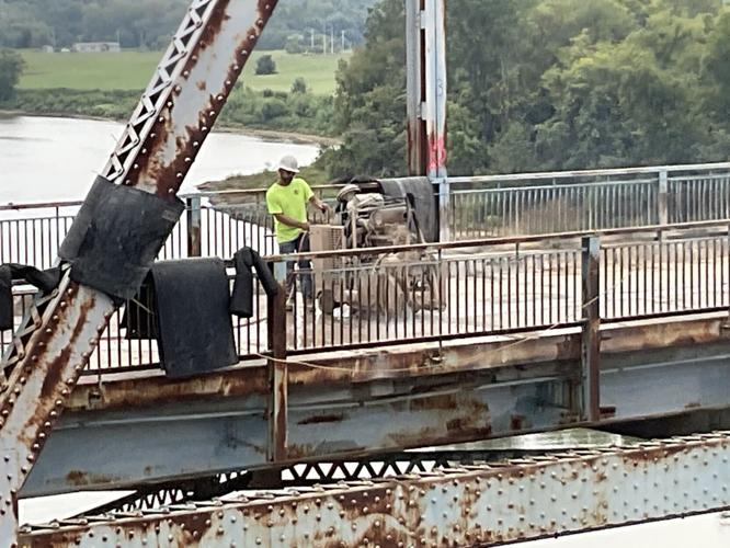 Crews begin work ahead of demolition of old U.S. 60 Cumberland River ...