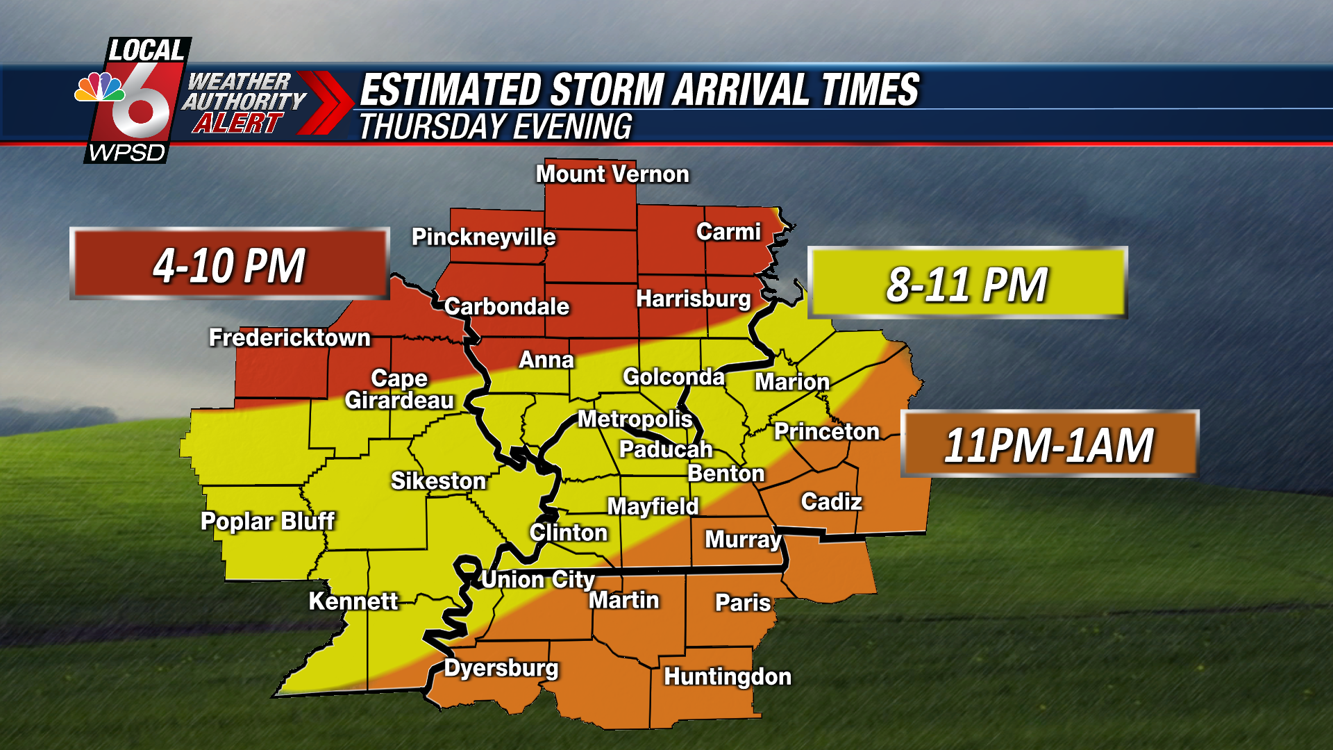 Weather Authority Alert Thursday night for possible severe storms ...