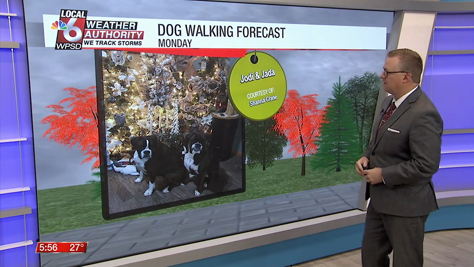 Dog walking forecast 12.1.25 | Weather | WPSD Local 6