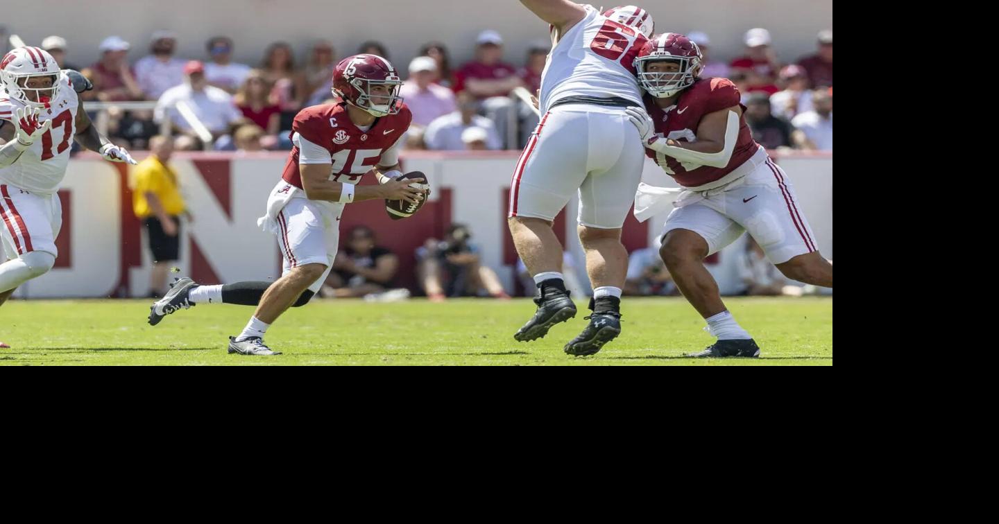 Ty Simpson delivers again as No. 19 Alabama handles Wisconsin for the ...