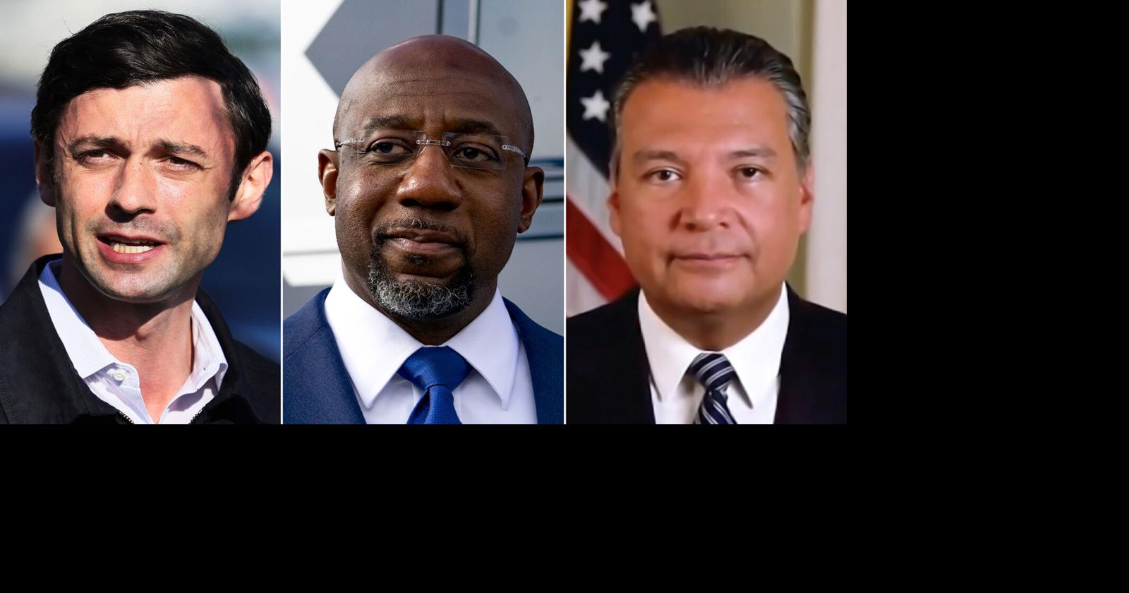 3 new Democratic senators sworn in, flipping control of the Senate ...