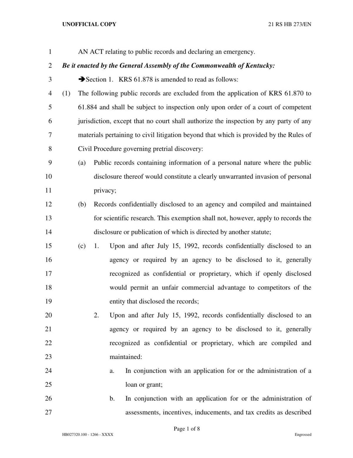 Beshear signs Bailey Holt Preston Cope Victims Privacy Act into law ...