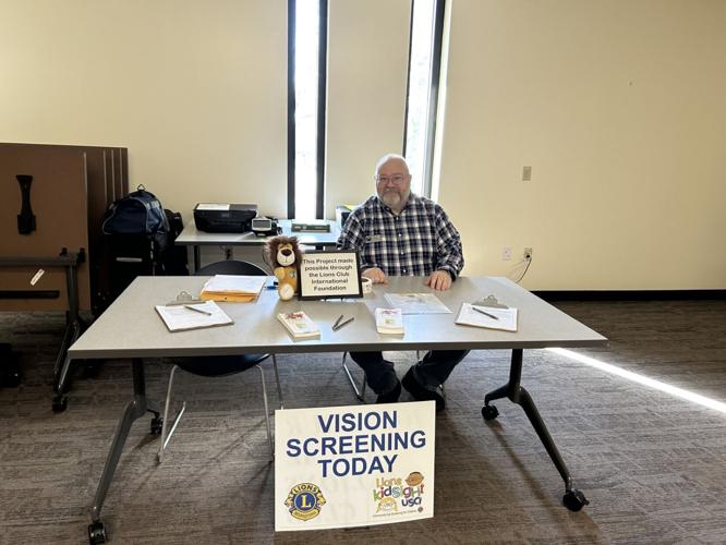 Local Lions Club hosts free vision screening for children at library ...