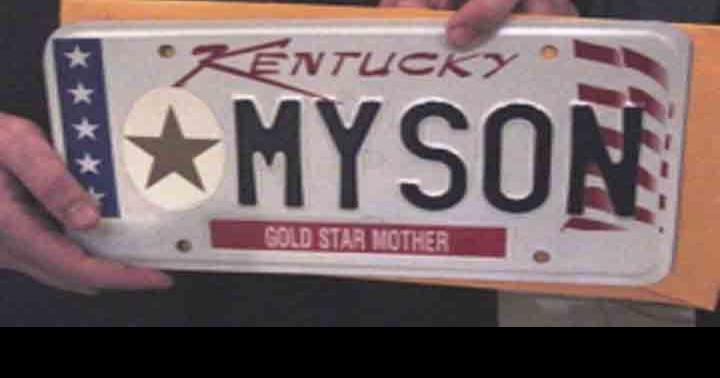 ‘Gold Star’ license plates now available for siblings | News | WPSD Local 6