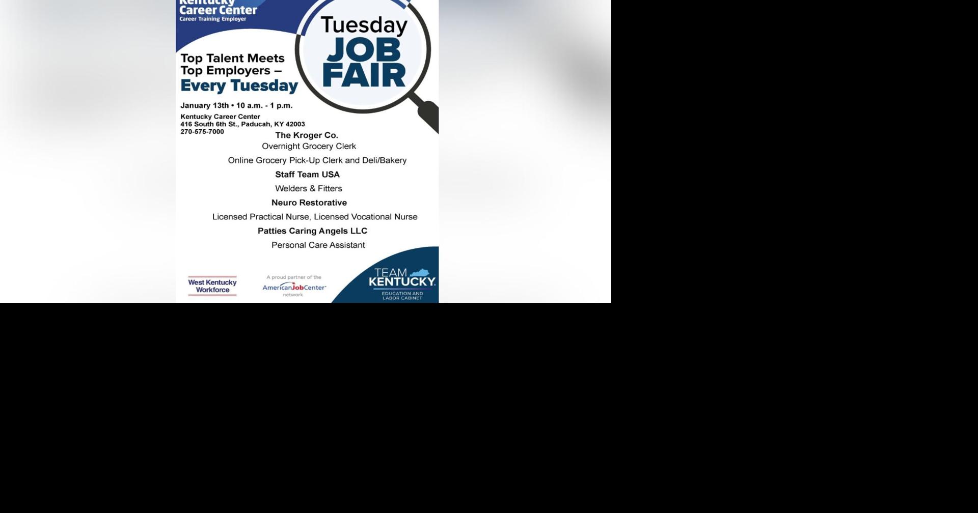 Kentucky Career Center to host job fair Jan. 13 | News | WPSD Local 6