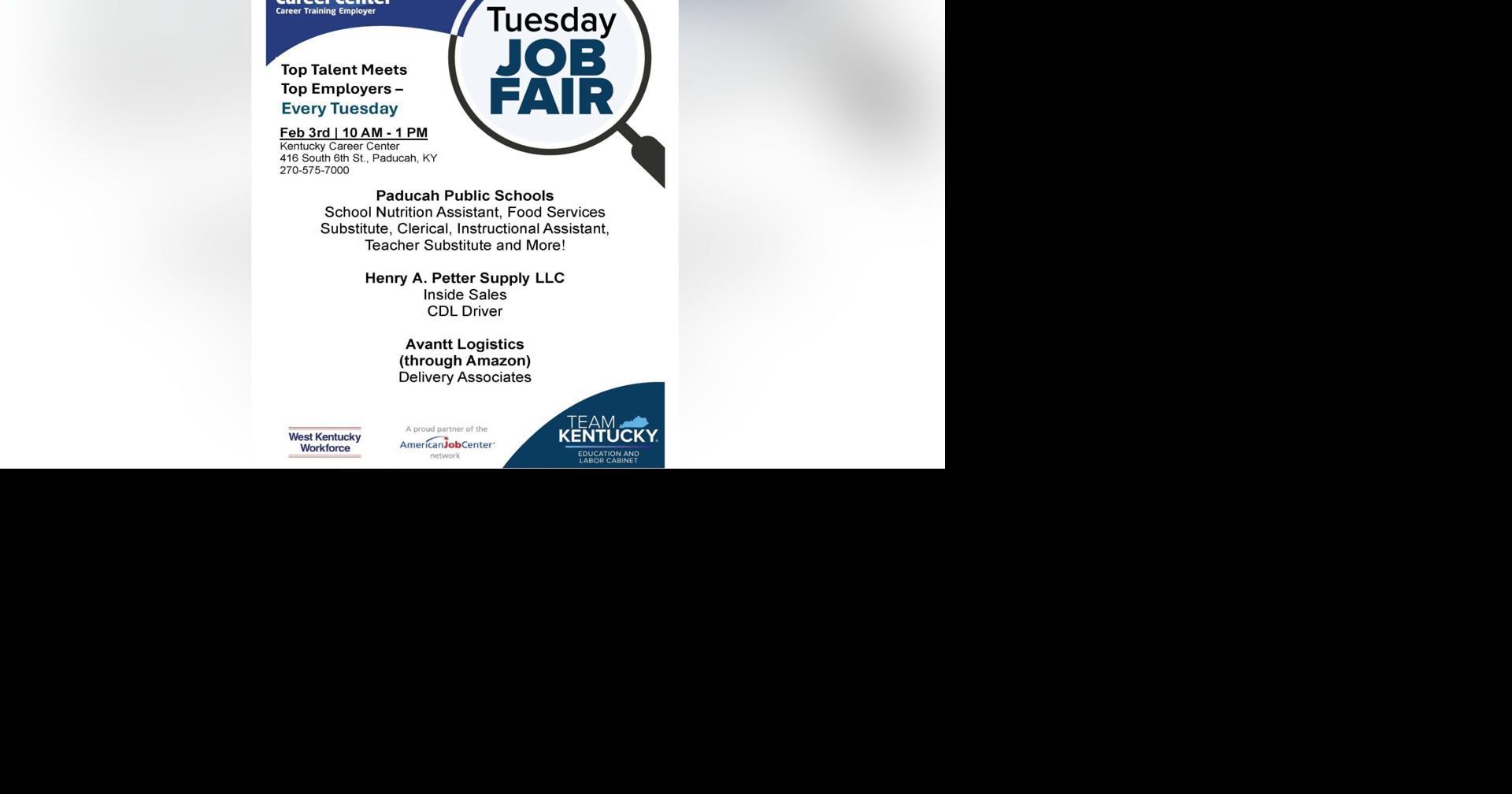 Kentucky Career Center to host job fair Feb. 3 | News | WPSD Local 6