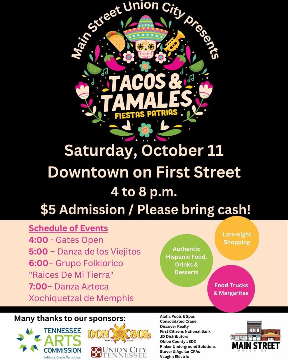Main Street Union City to host "Tacos & Tamales" in downtown Union City ...