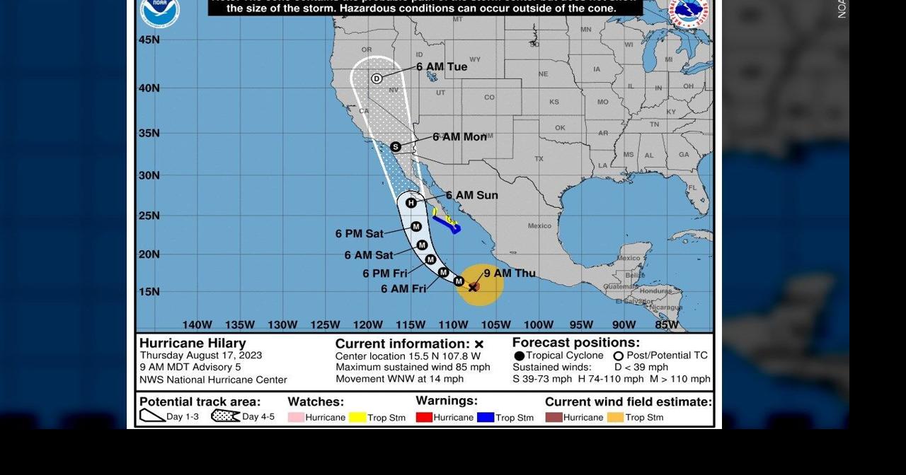 Hilary grows into major hurricane in Pacific off Mexico and could bring ...